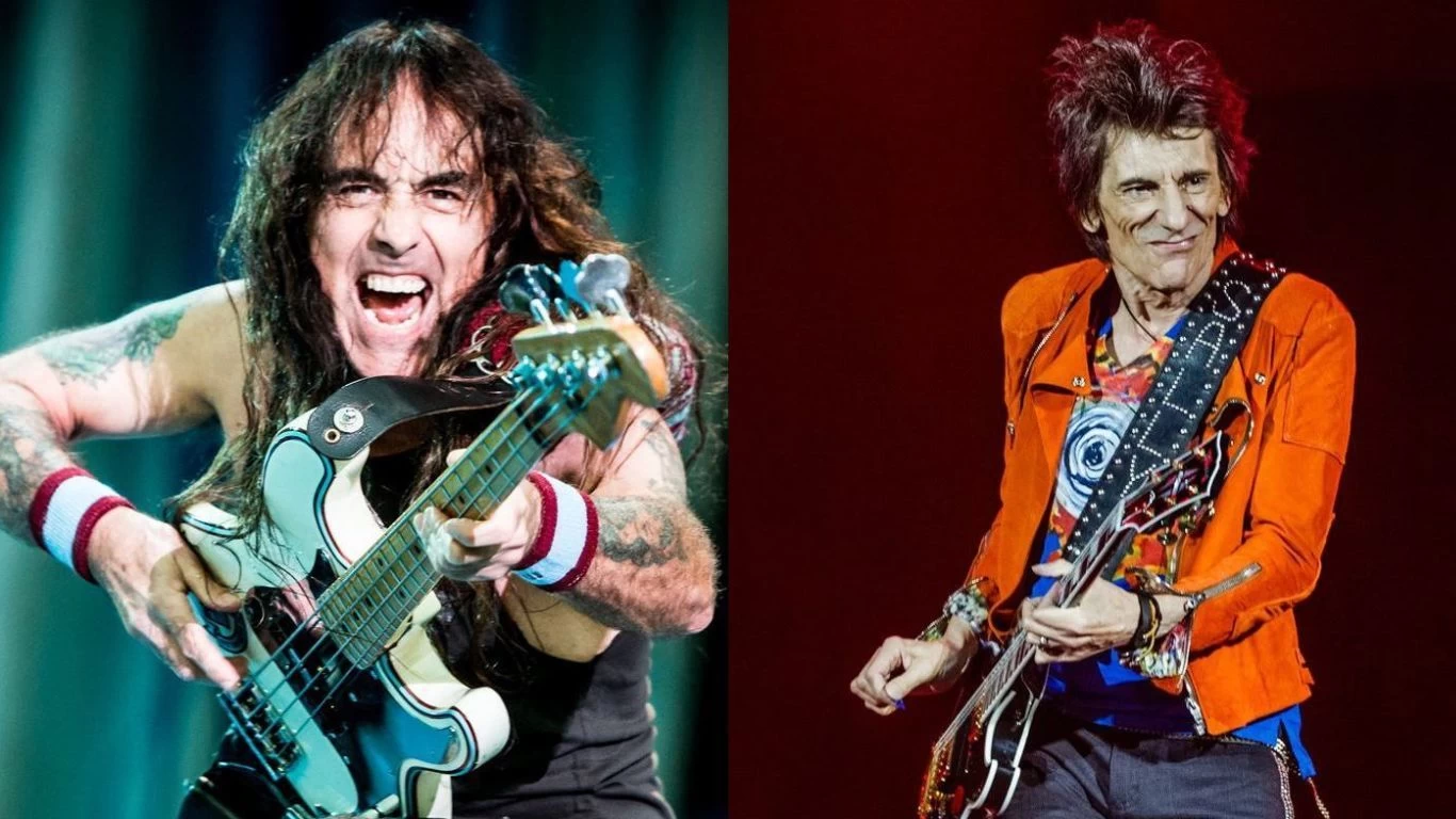 Ronnie Wood y Steve Harris ahora son familia - FM Rock & Pop 95.9