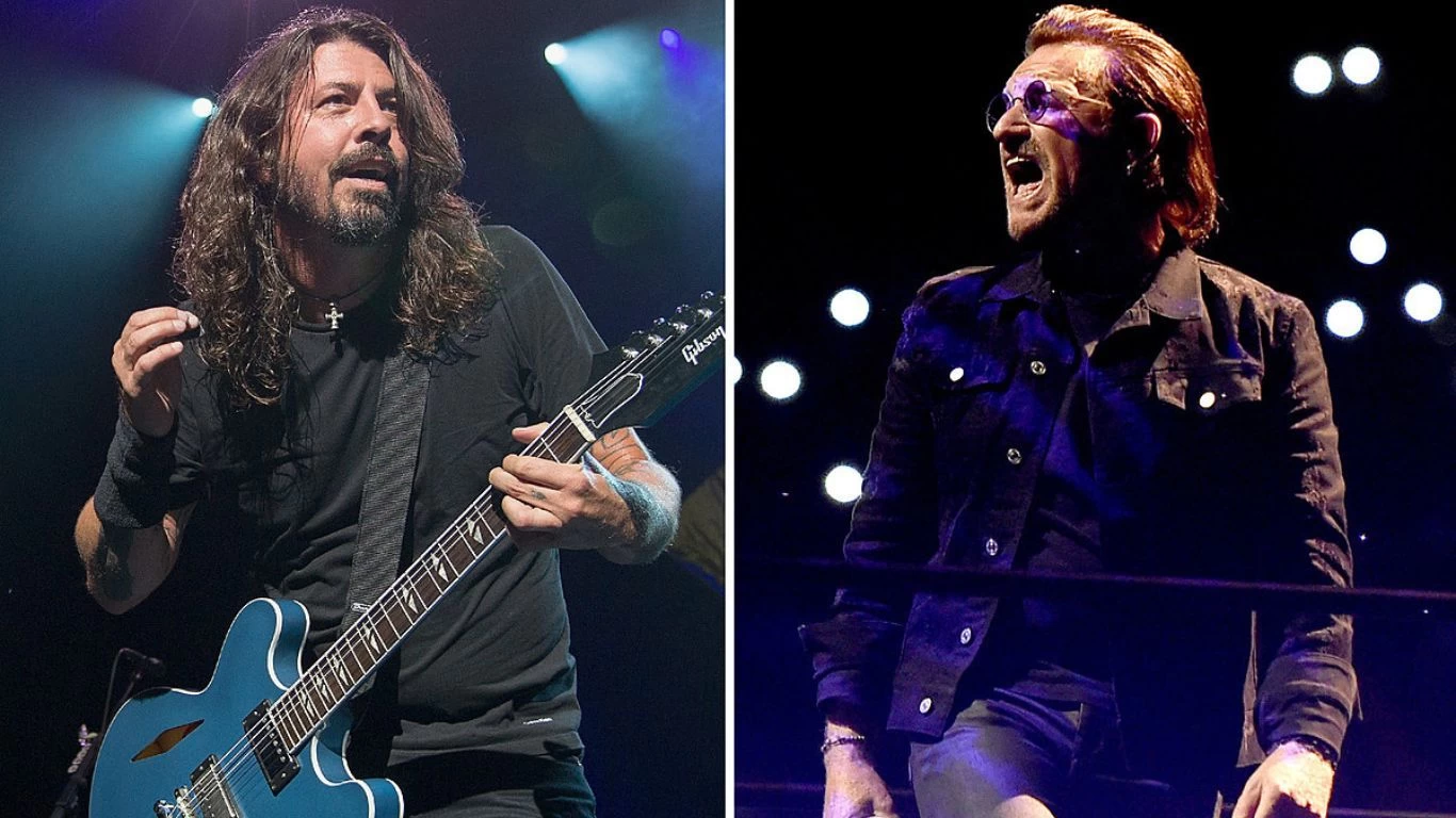 Dave Grohl muy fan de U2 - FM Rock & Pop 95.9
